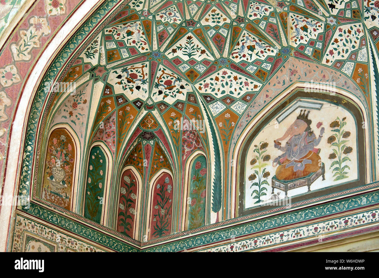 Ganesh Pol Entrance, Amer Fort, Amer, India, Asia, UNESCO World ...