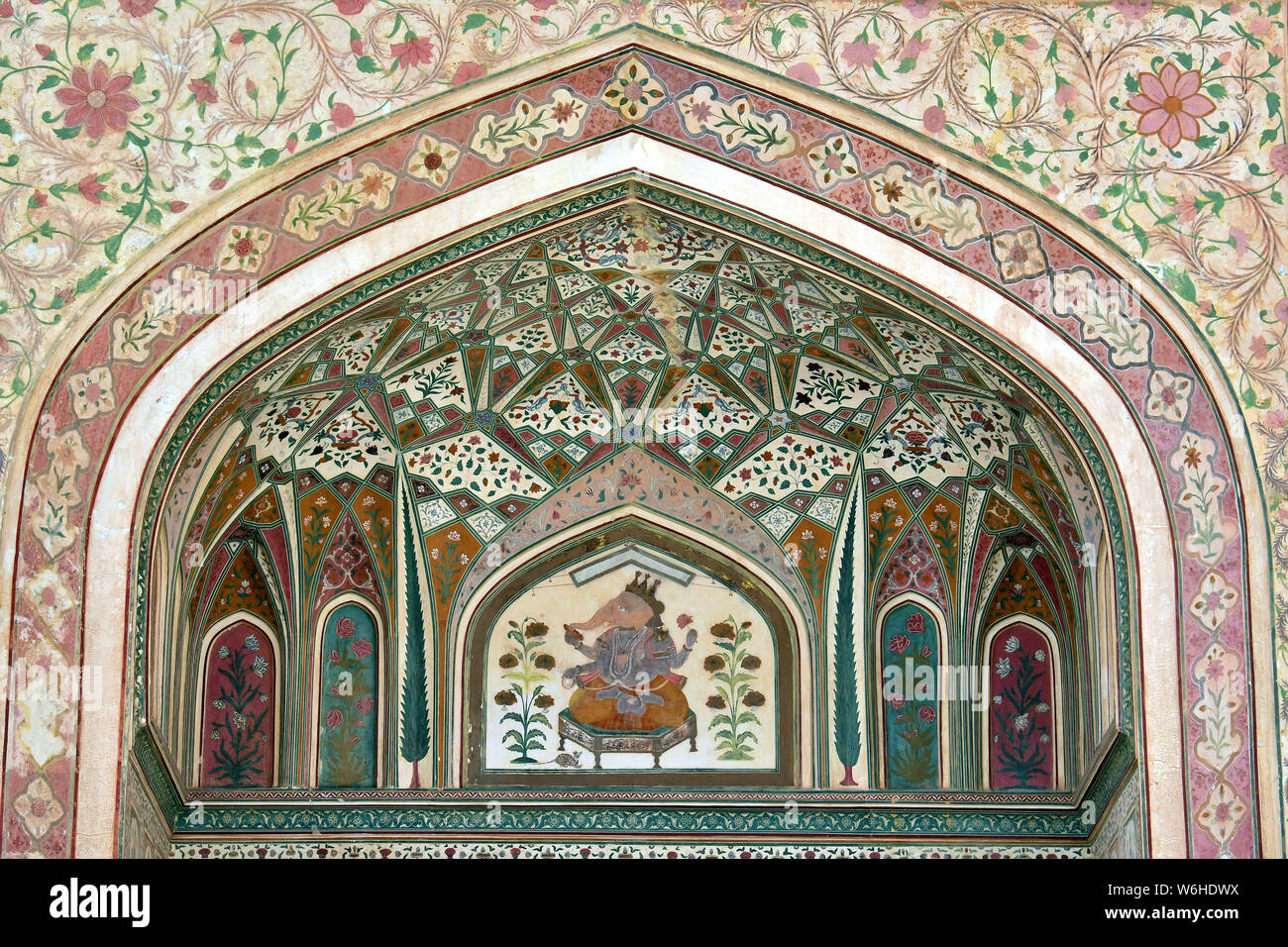 Ganesh Pol Entrance, Amer Fort, Amer, India, Asia, UNESCO World ...