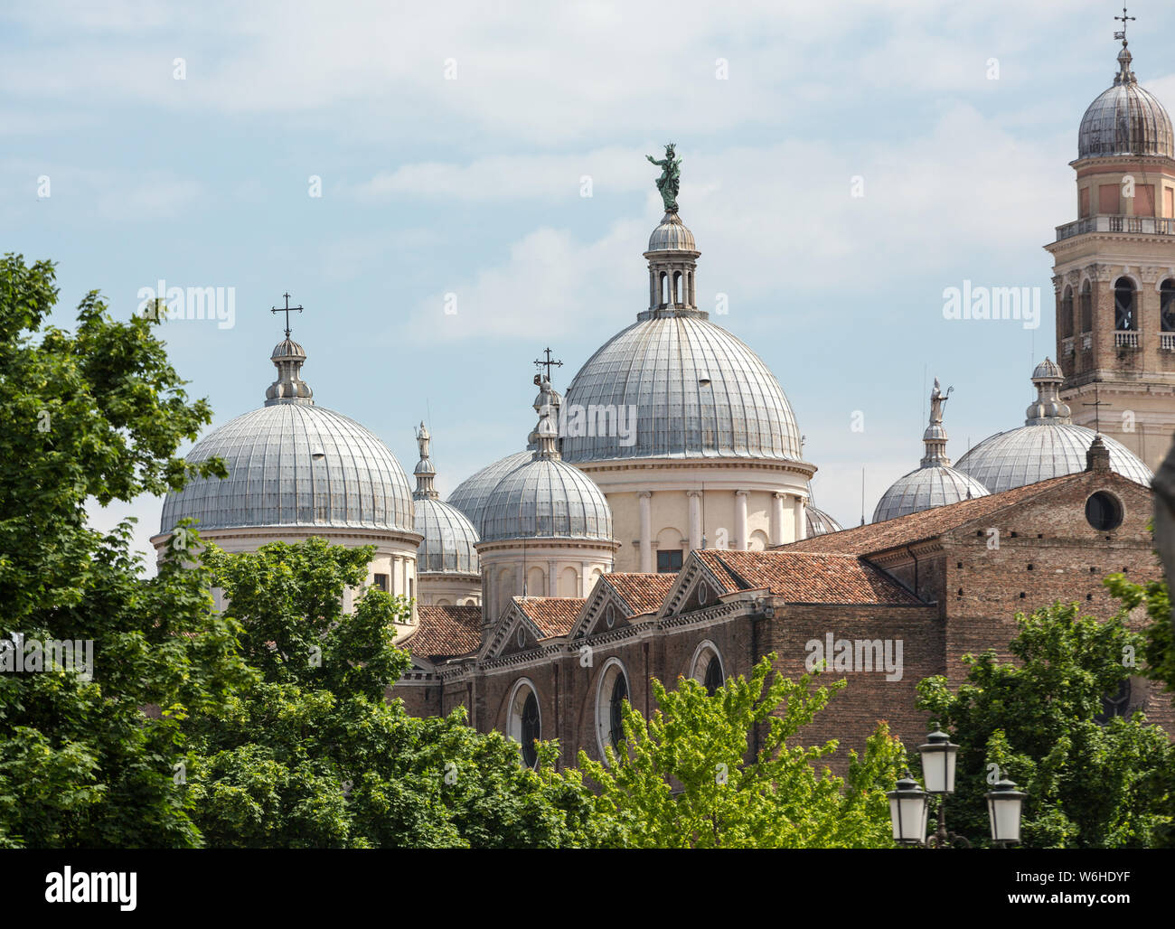 view of the Basilica of Santa Giustina of Padua, Italy Stock Photo - Alamy