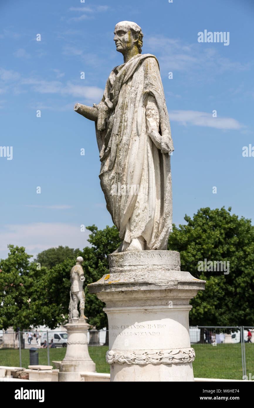 Statue on Piazza of Prato della Valle, Padua, Italy Stock Photo - Alamy