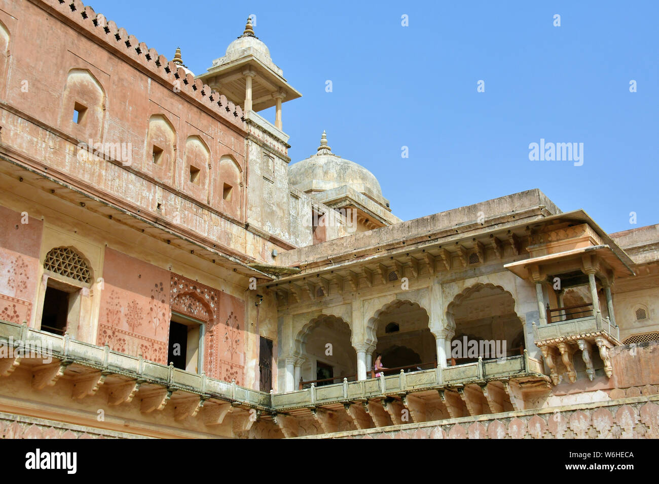 Zenana, ladies courtyard, Amer Fort, Amer, India, Asia, UNESCO World ...