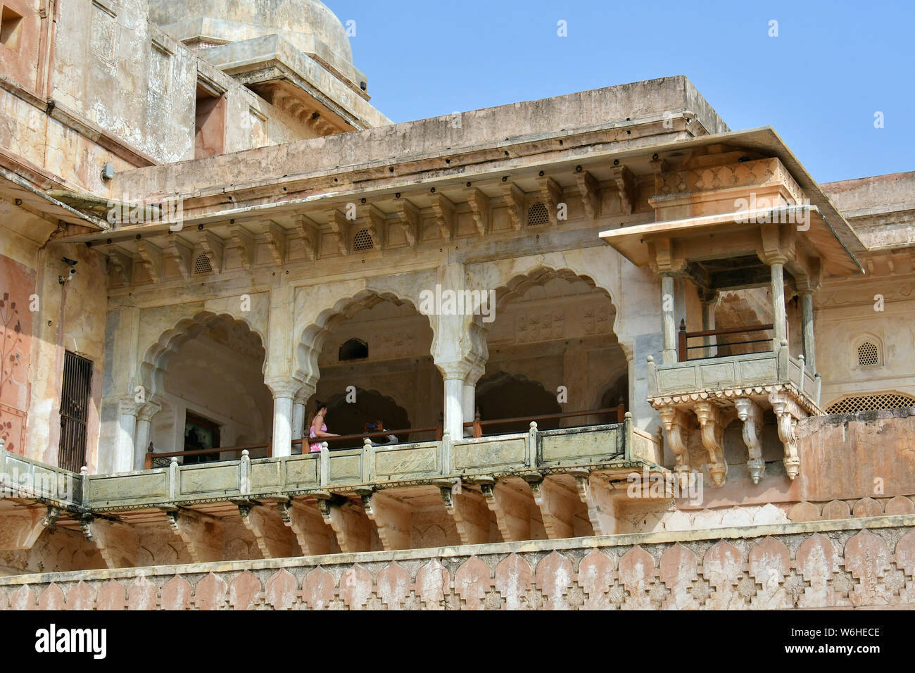 Zenana, ladies courtyard, Amer Fort, Amer, India, Asia, UNESCO World ...