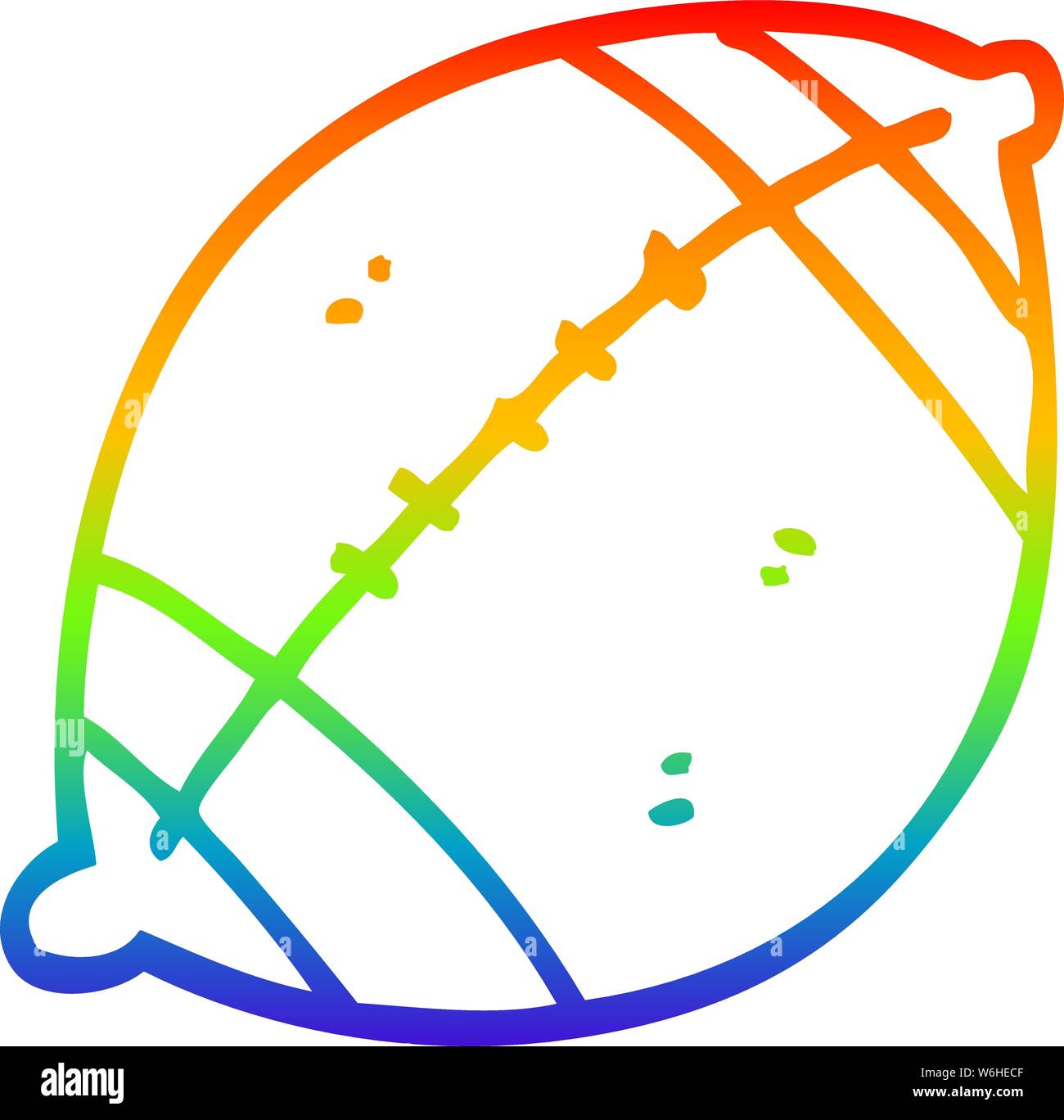 Football rainbow Stock Vector Images - Alamy