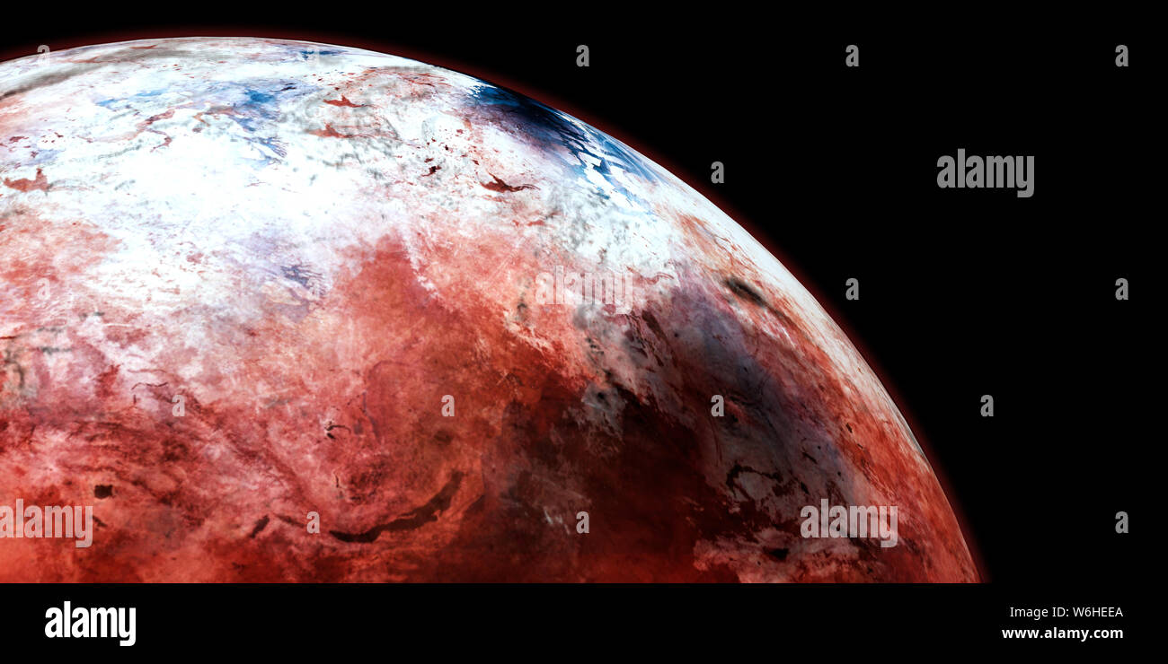 Terraforming Mars like Planet. Extremely detailed and realistic high ...