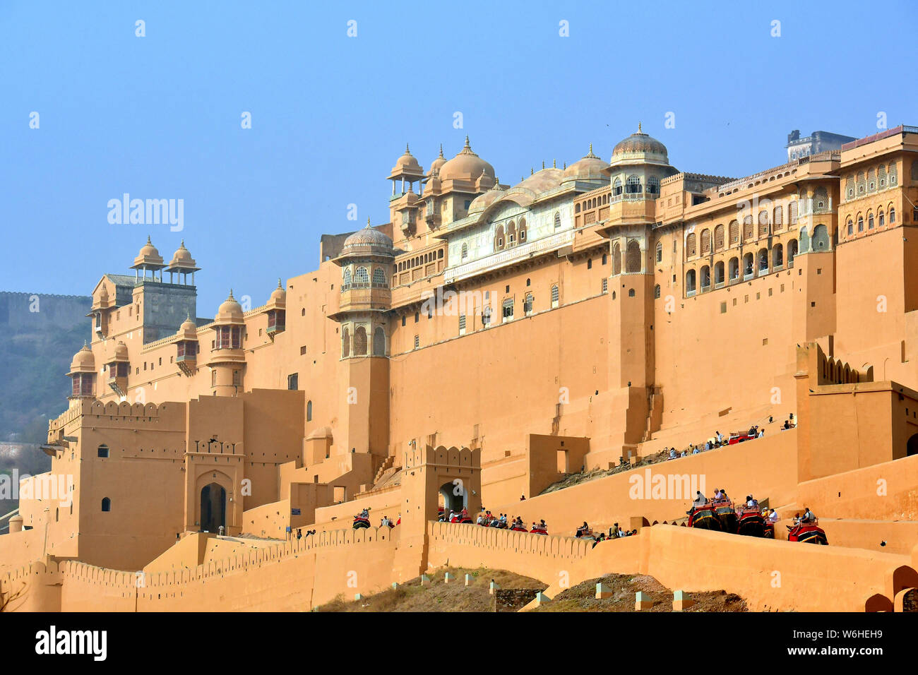 Amer Fort, Amer, India, Asia, UNESCO World Heritage Site Stock Photo ...