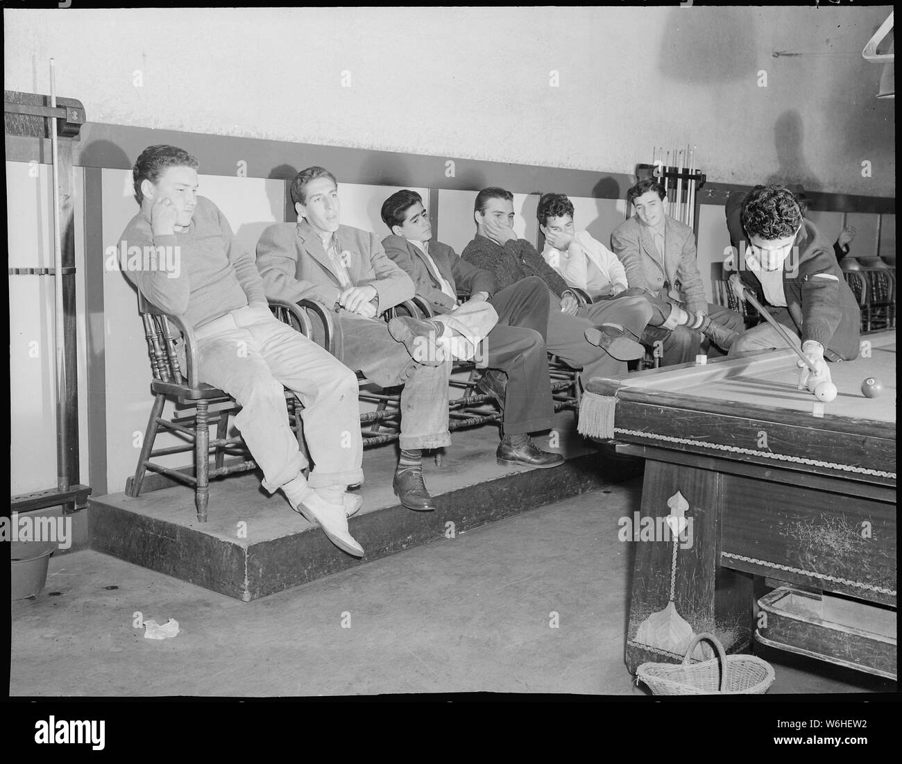 Hayward, California. Pool Recreation. Mid-afternoon of a sunny Saturday ...