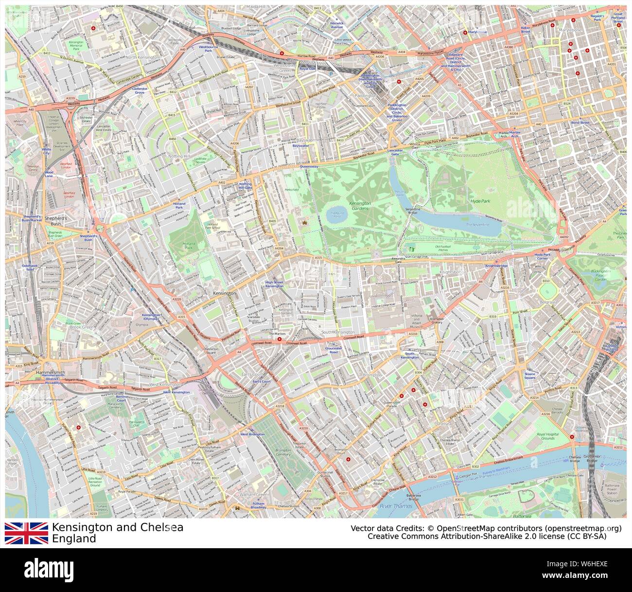 Poole map Stock Vector Images - Alamy