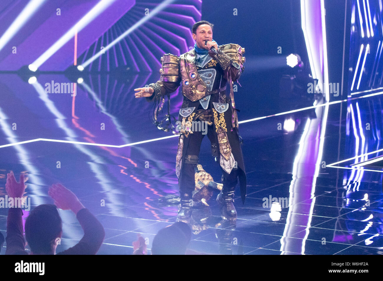 Cologne, Germany. 01st Aug, 2019. The presenter Daniel Aminati (l ...