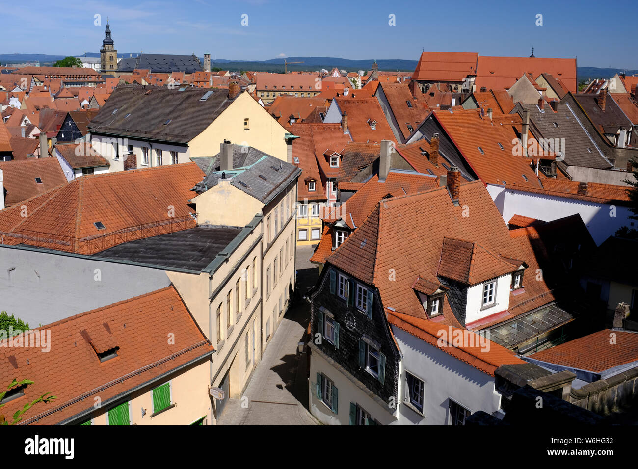 German rooftops hi-res stock photography and images - Alamy