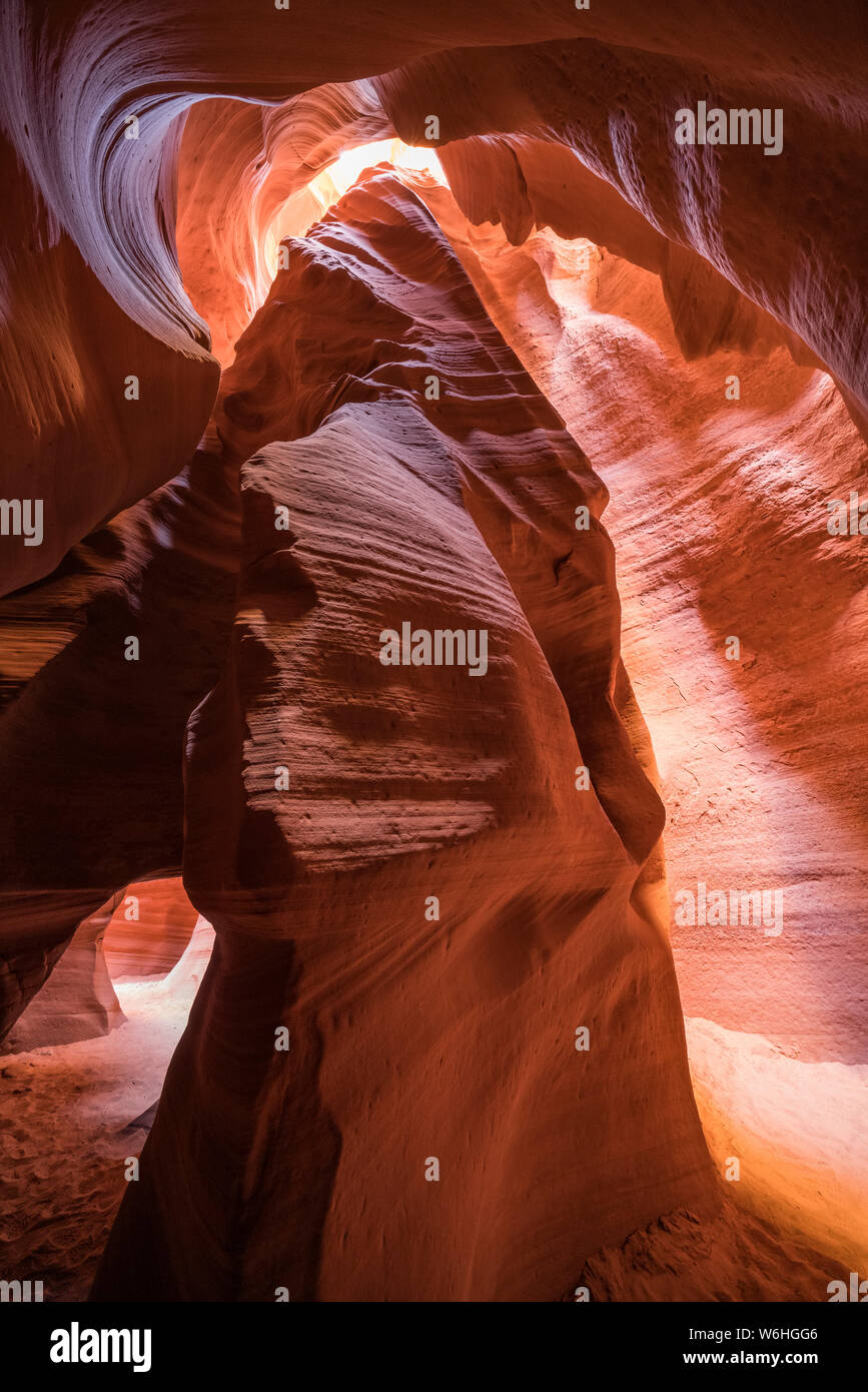 Slot Canyon known as Canyon X, near Page; Arizona, United States of ...