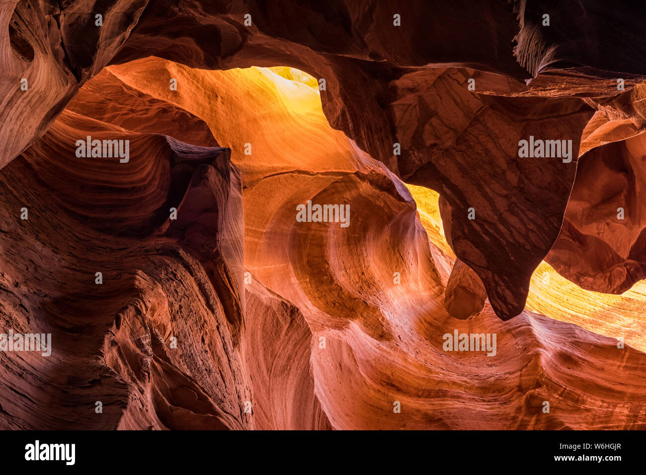 Slot Canyon known as Canyon X, near Page; Arizona, United States of ...