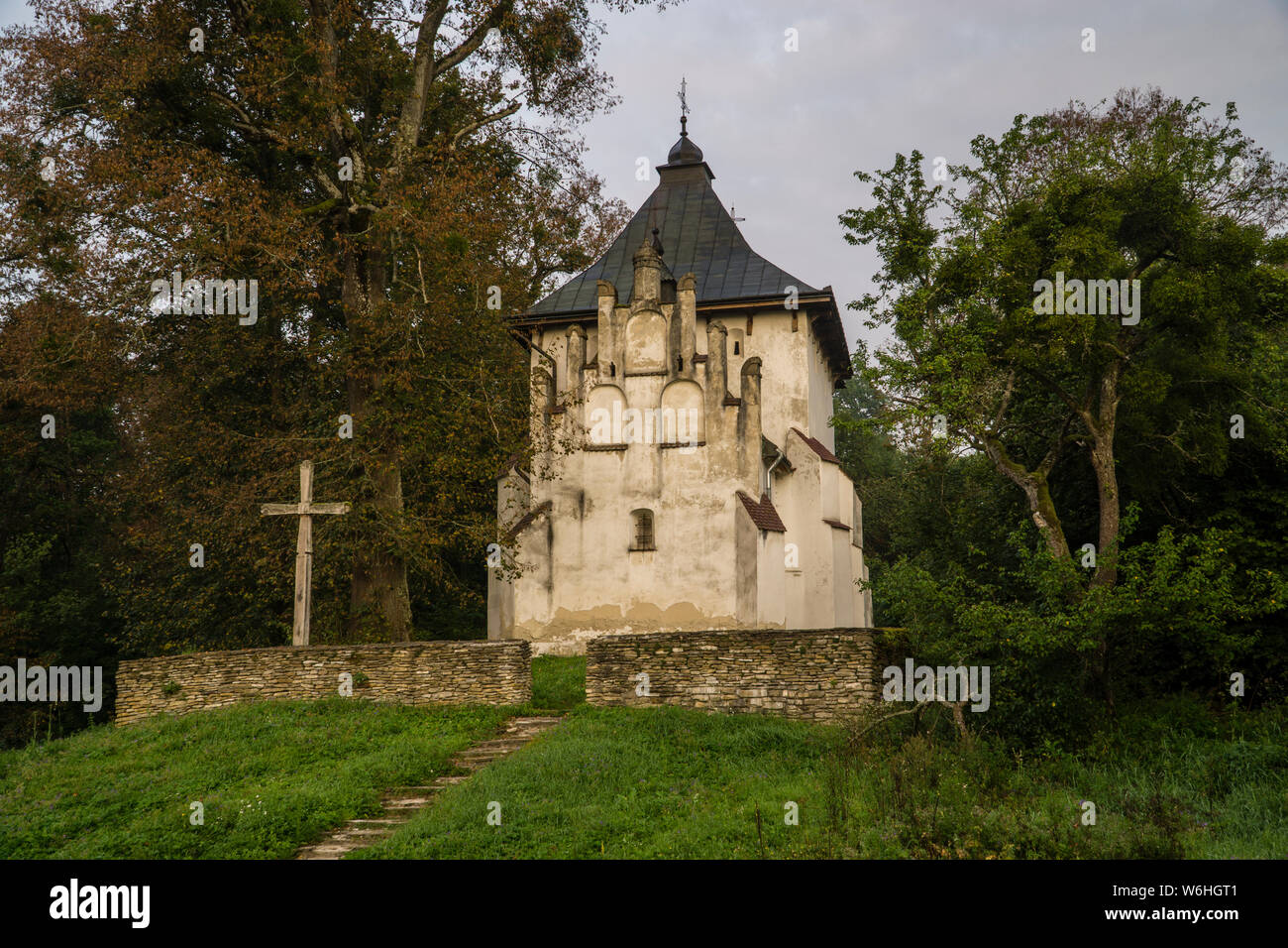 Medieval Orthodox church in Posada Rybotycka, Poland Stock Photo - Alamy