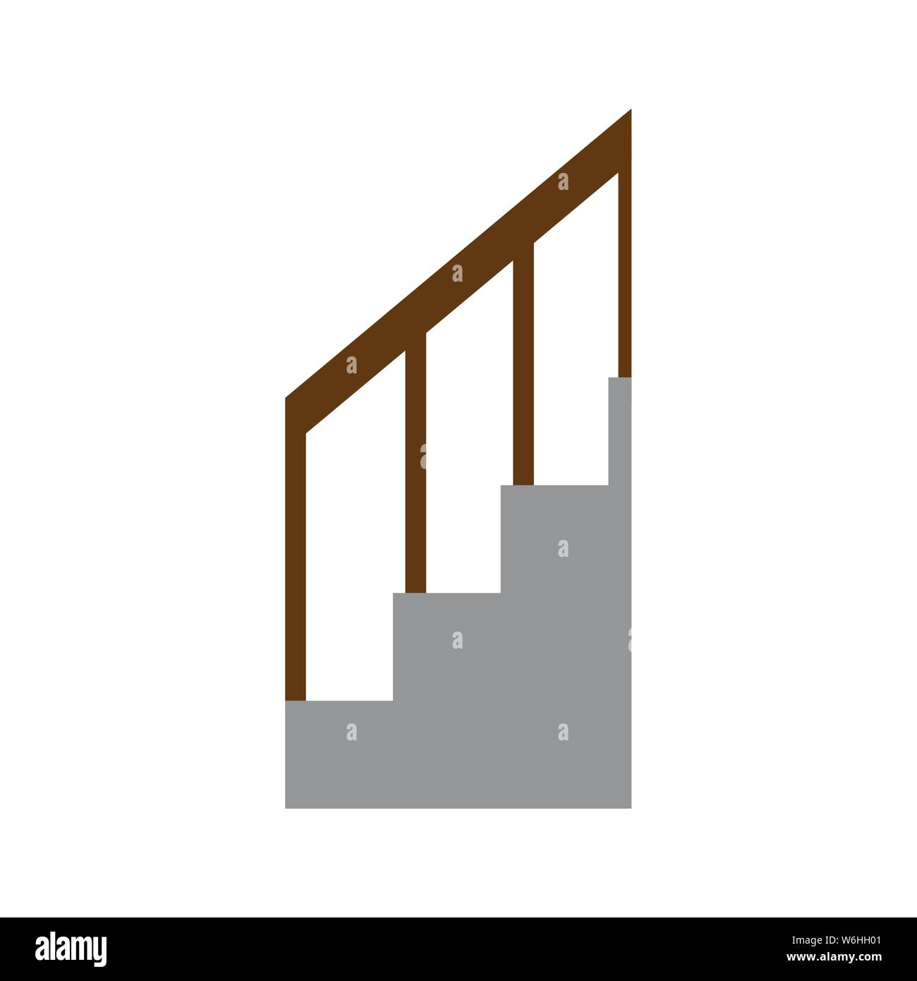 Ornamental stairs Cut Out Stock Images & Pictures - Alamy