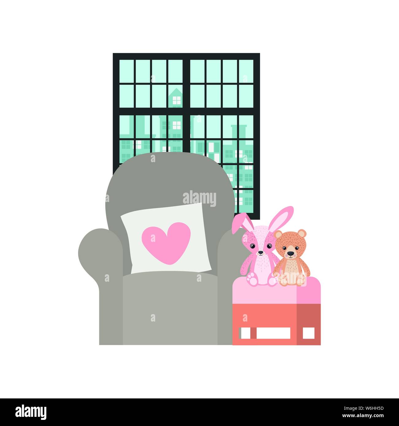 Teddy bear and rabbit design Stock Vector Image & Art - Alamy