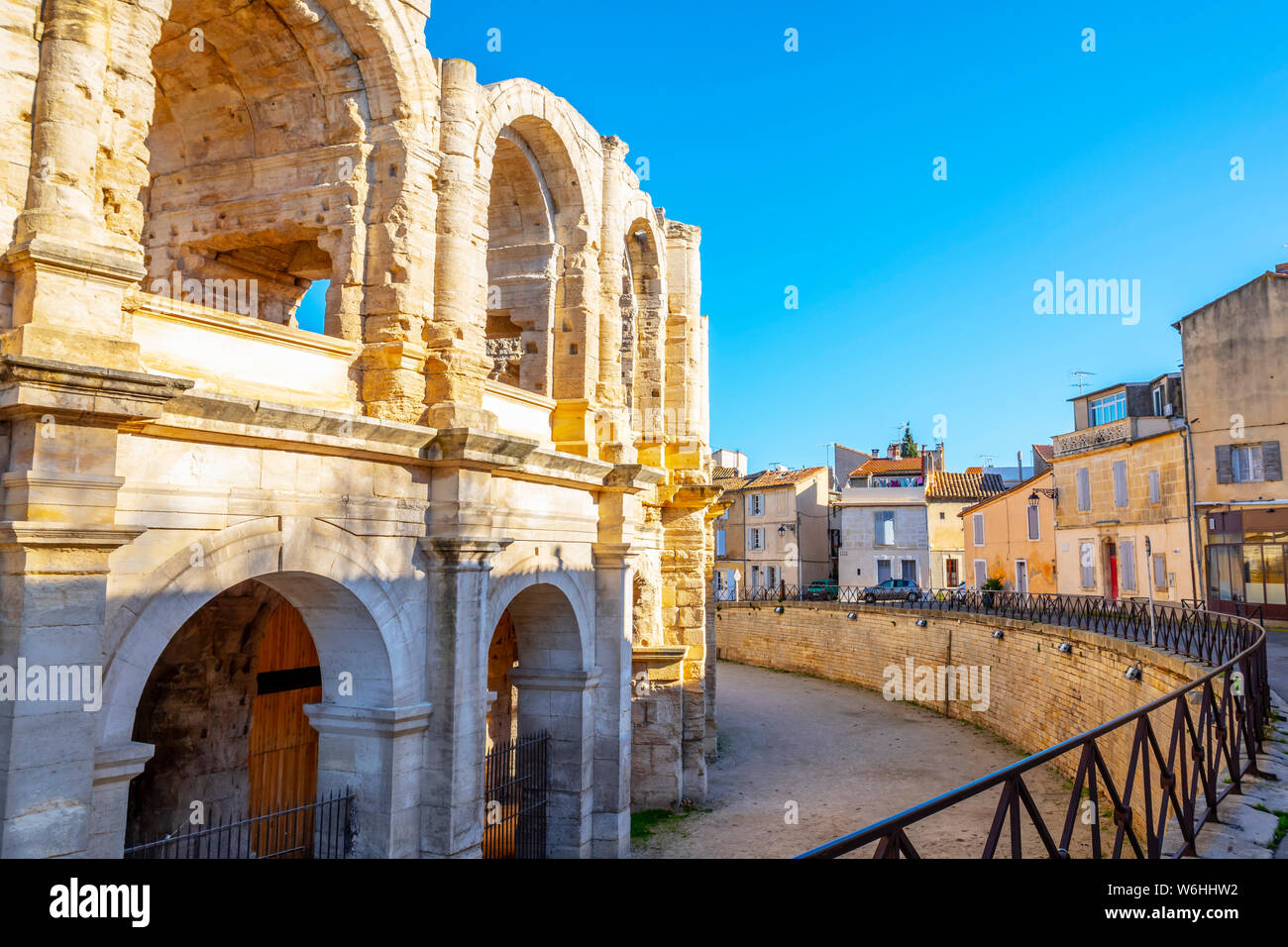 Arles Amphitheatre; Provence Alpes Cote d'Azur, France Stock Photo - Alamy