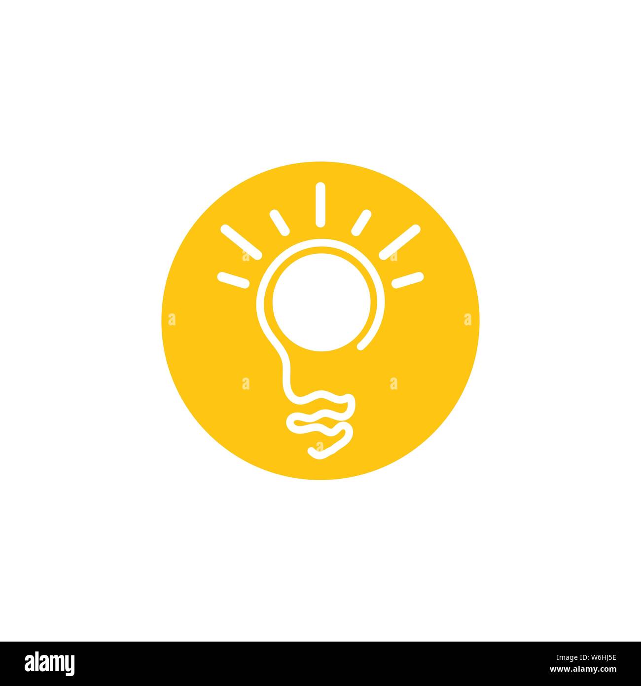 light bulb symbol vector design illustration Stock Vector Image & Art ...
