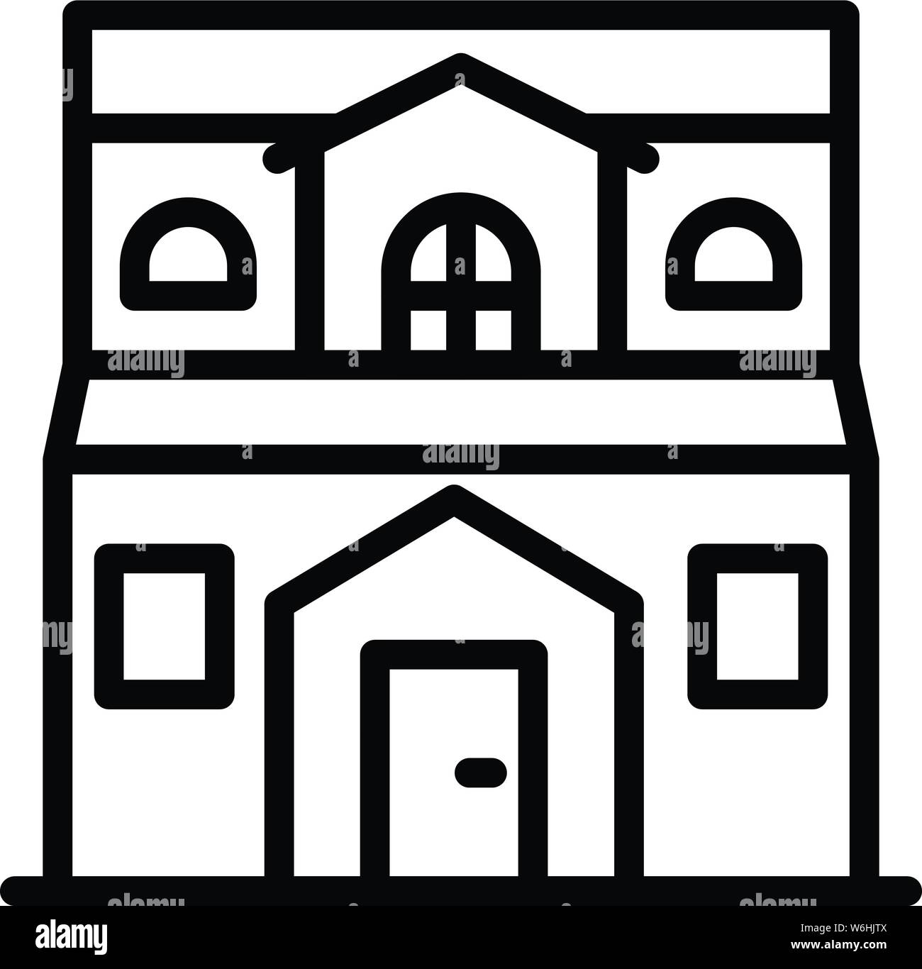 Country House icon, outline style Stock Vector Image & Art - Alamy