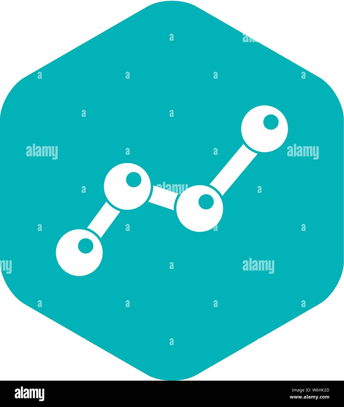Chart statistics line icon, simple style Stock Vector Image & Art - Alamy