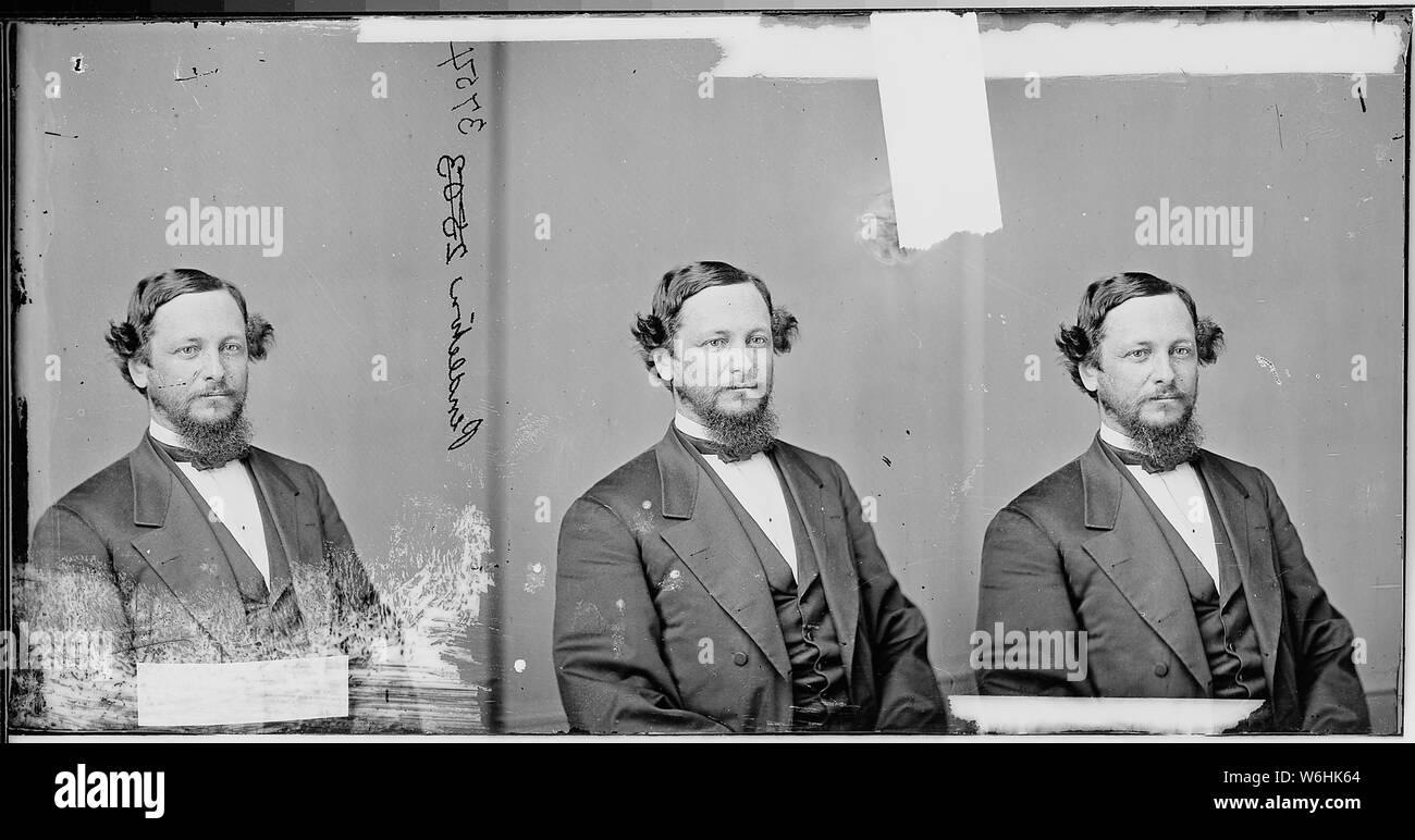 Hon. George H. Pendleton Stock Photo - Alamy