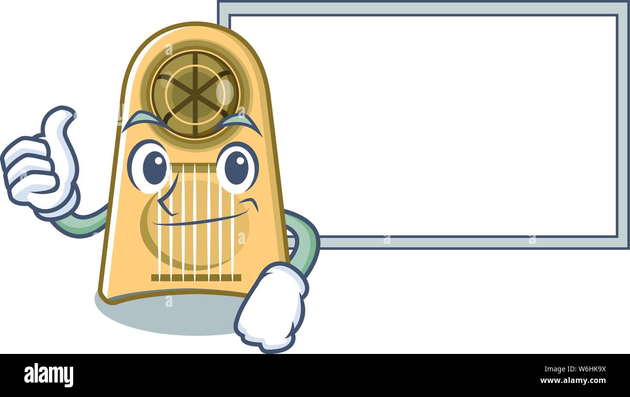 Thumbs up with board egg slicer isolated in the cartoon Stock Vector ...