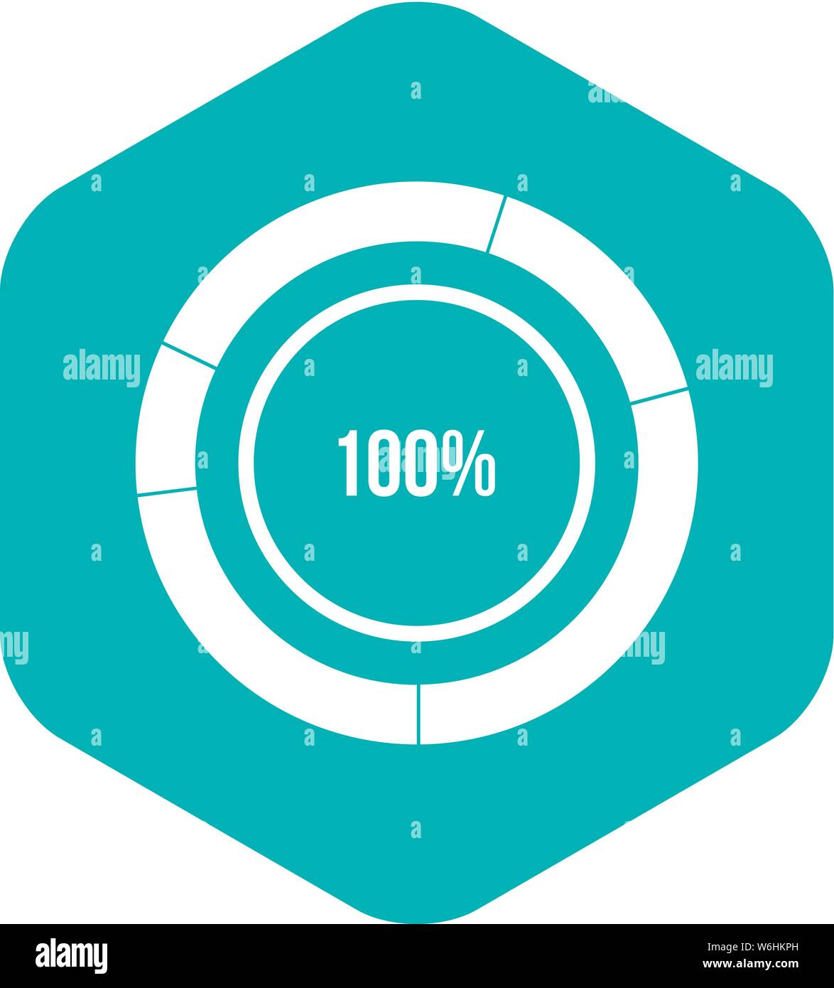 Diagram pie chart icon, simple style Stock Vector Image & Art - Alamy