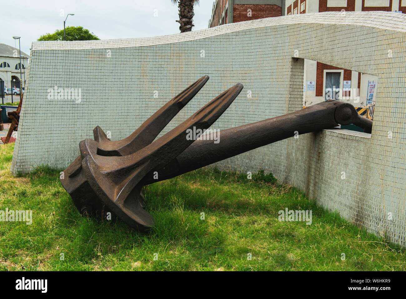 Anchor of the German Battleship Admiral Graf Spee in Montevideo port ...