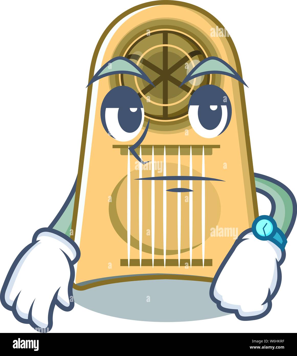 Waiting egg slicer above the cartoon table Stock Vector Image & Art - Alamy