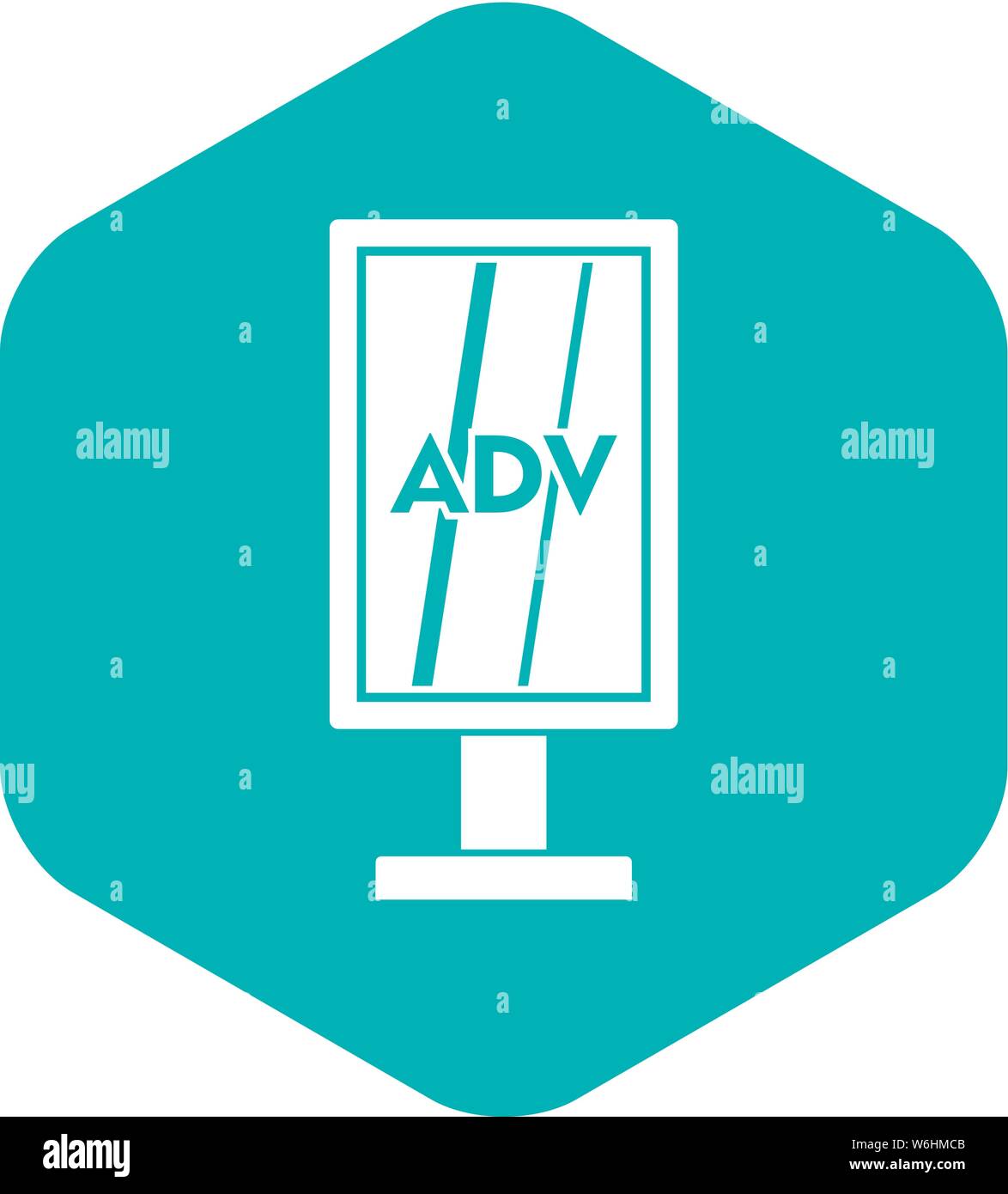 Advertising stand icon, simple style Stock Vector Image & Art - Alamy