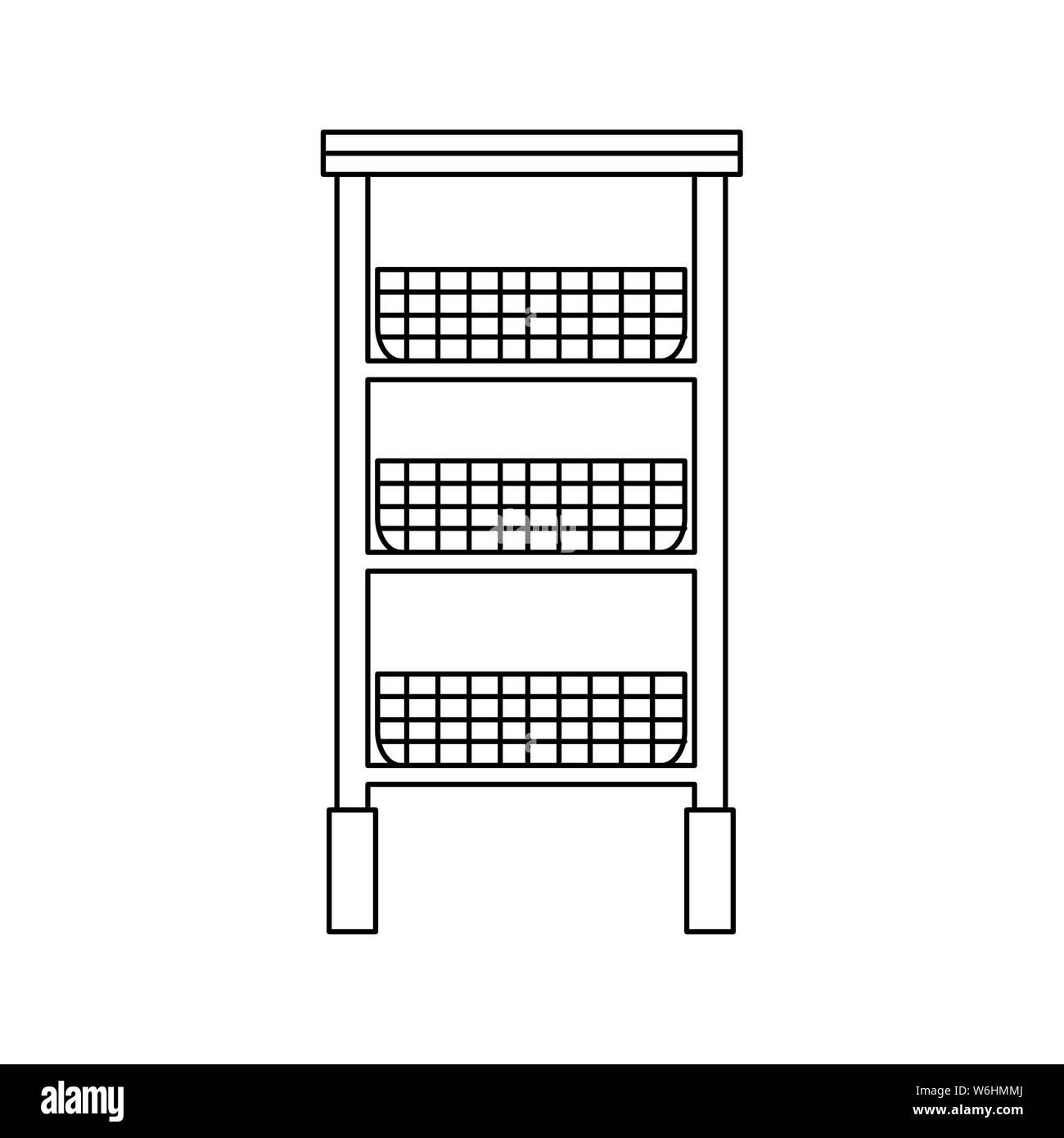 Rack arrangement Stock Vector Images - Alamy