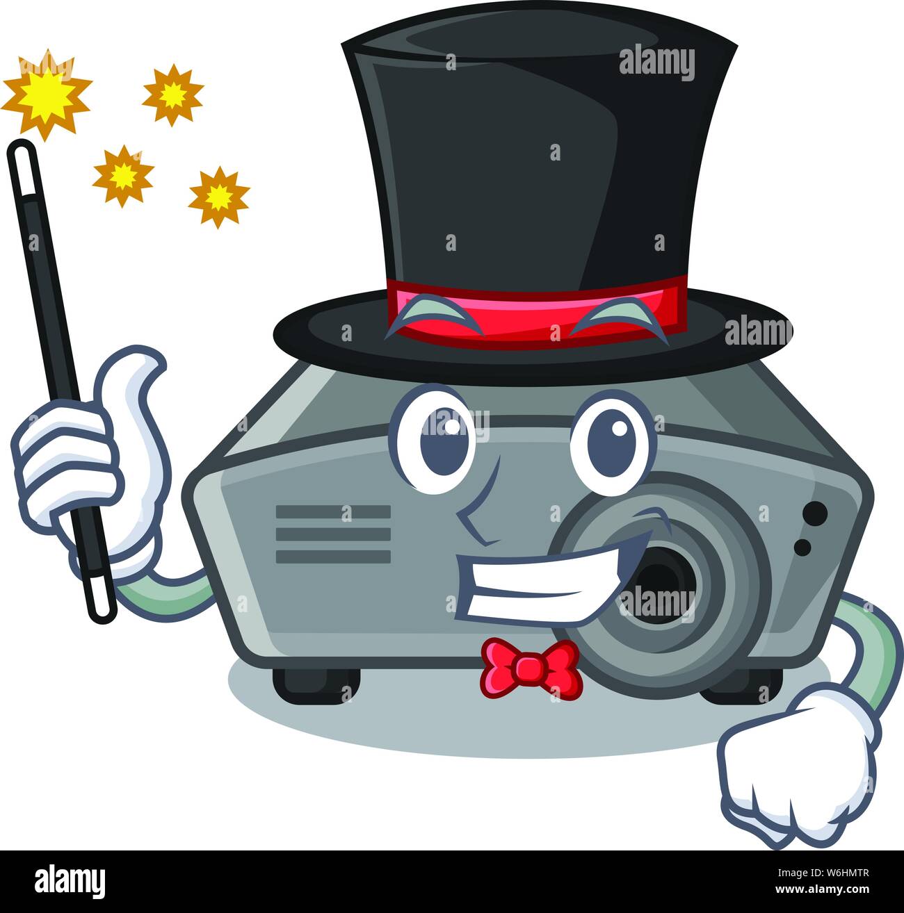 Magician projector toy in a cartoon chair Stock Vector Image & Art - Alamy