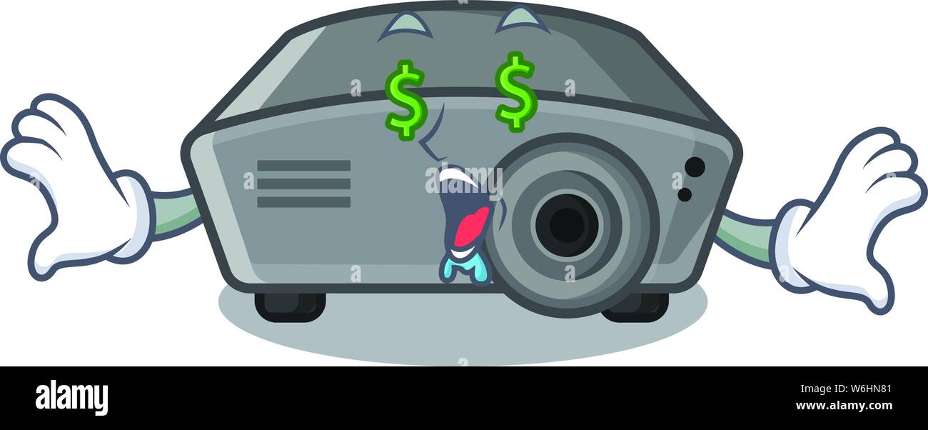 Money eye projector toy in a cartoon chair Stock Vector Image & Art - Alamy