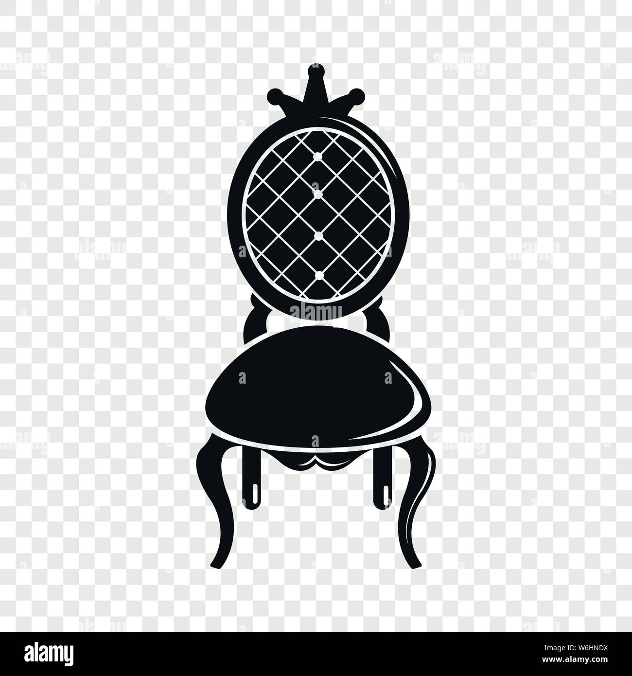 Throne icon, simple black style Stock Vector Image & Art - Alamy