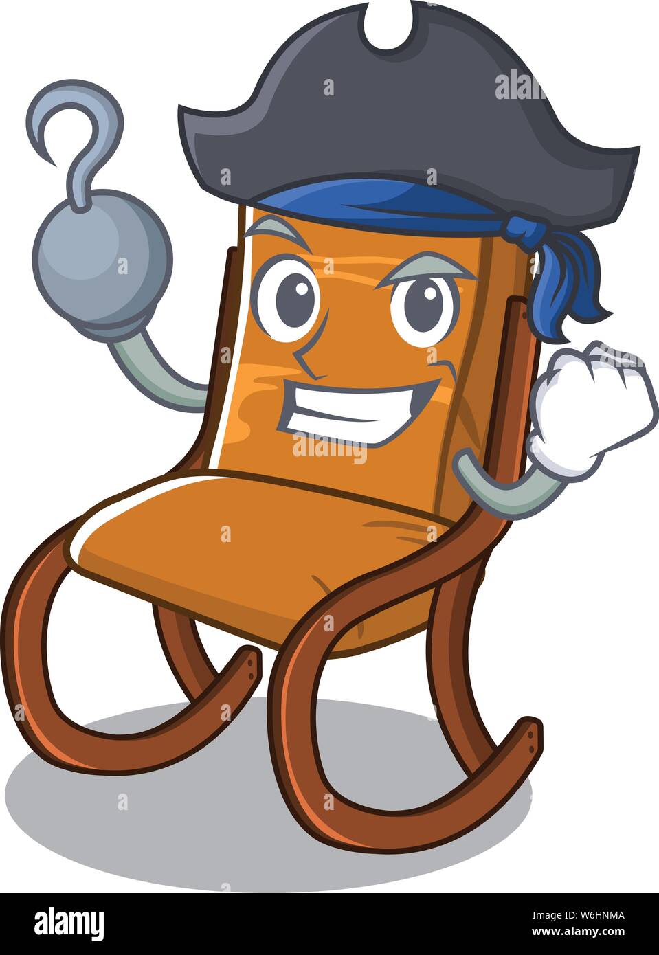 Pirate rocking chair in cartoon living room Stock Vector Image & Art ...
