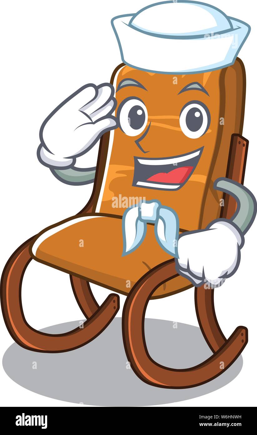 Sailor rocking chair in cartoon living room Stock Vector Image & Art ...