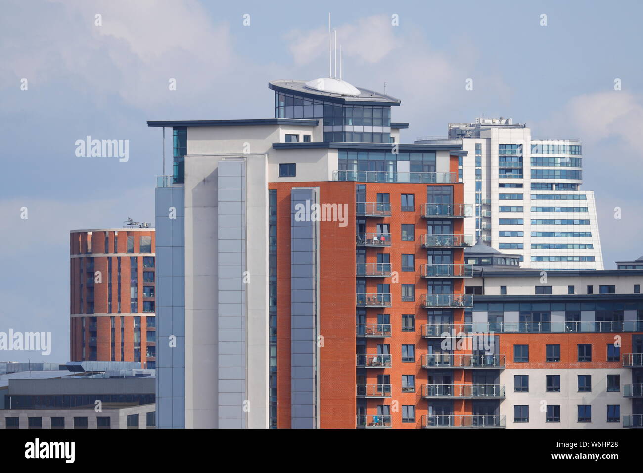 The view of Candle House (Left), City Island (centre) & Bridgewater ...