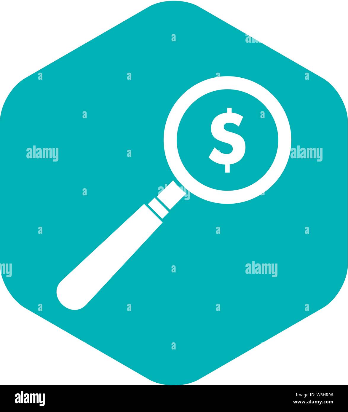 Magnifier icon, simple style Stock Vector Image & Art - Alamy