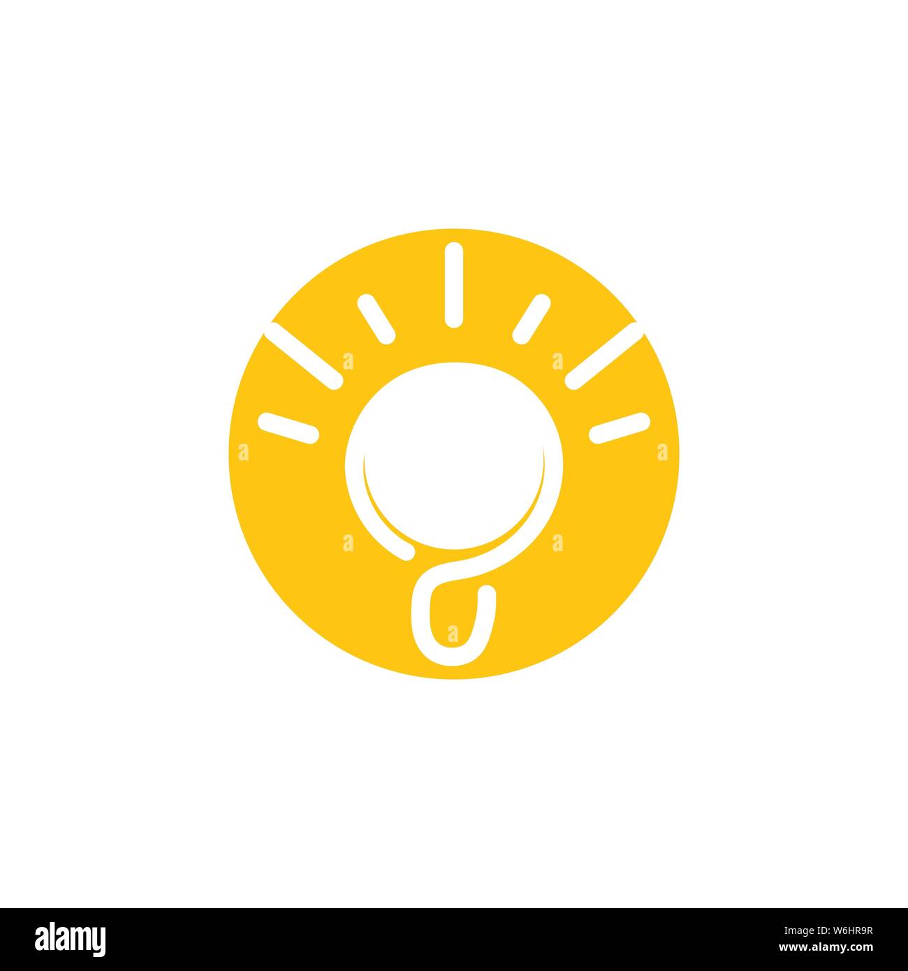 light bulb symbol vector design illustration Stock Vector Image & Art ...