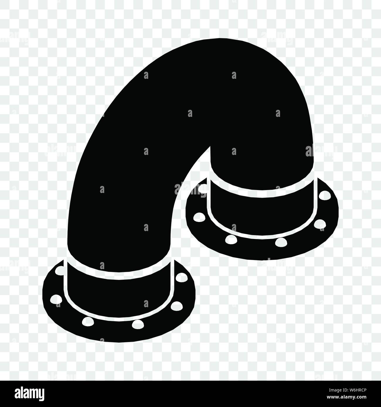 Pipe icon, simple black style Stock Vector Image & Art - Alamy