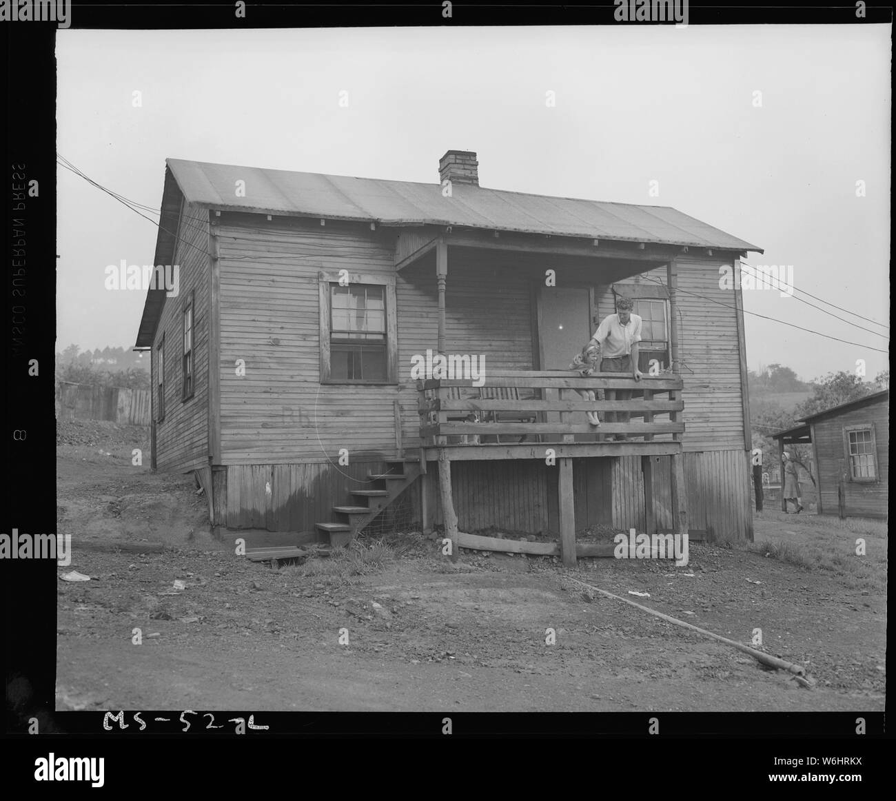 House #43 of company housing project, occupied by William Simpson ...