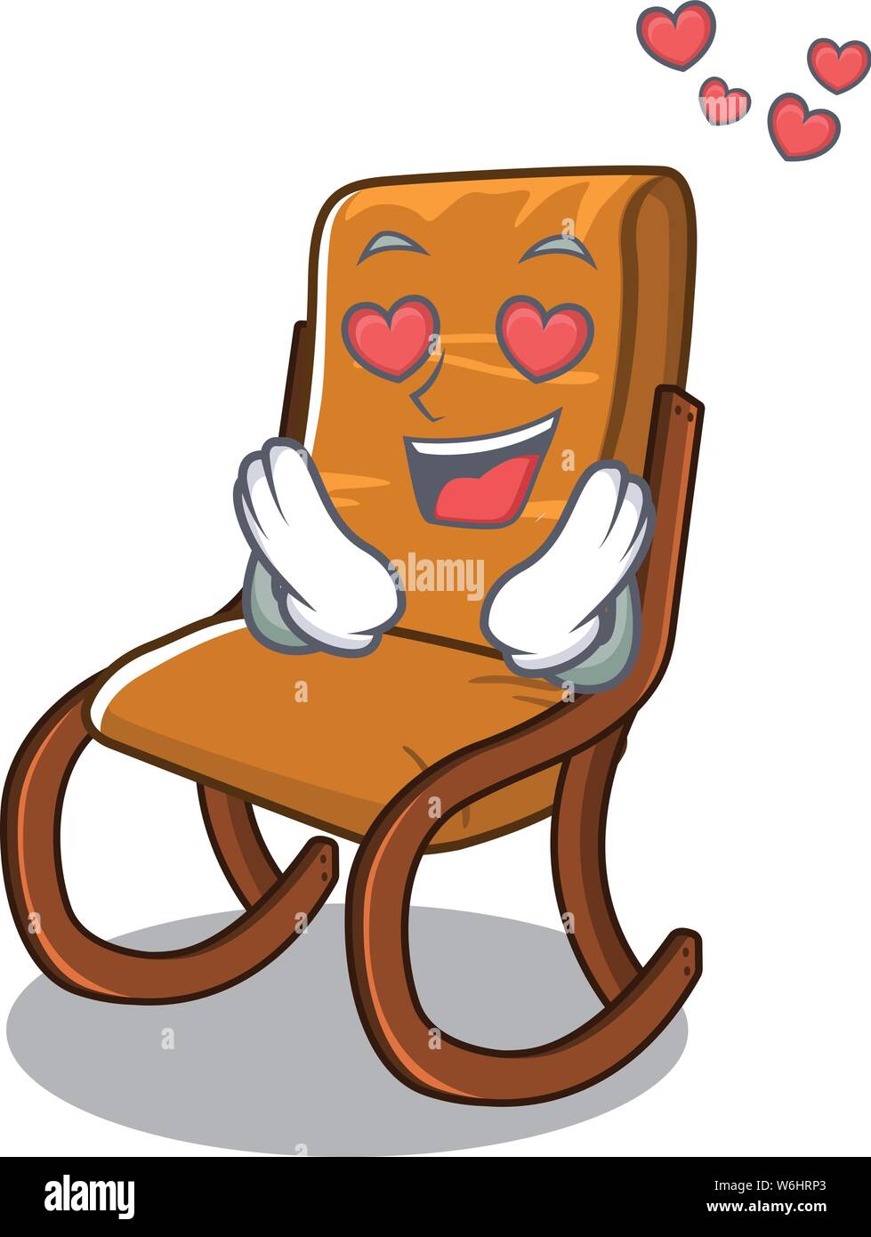In love rocking chair in the cartoon shape Stock Vector Image & Art - Alamy