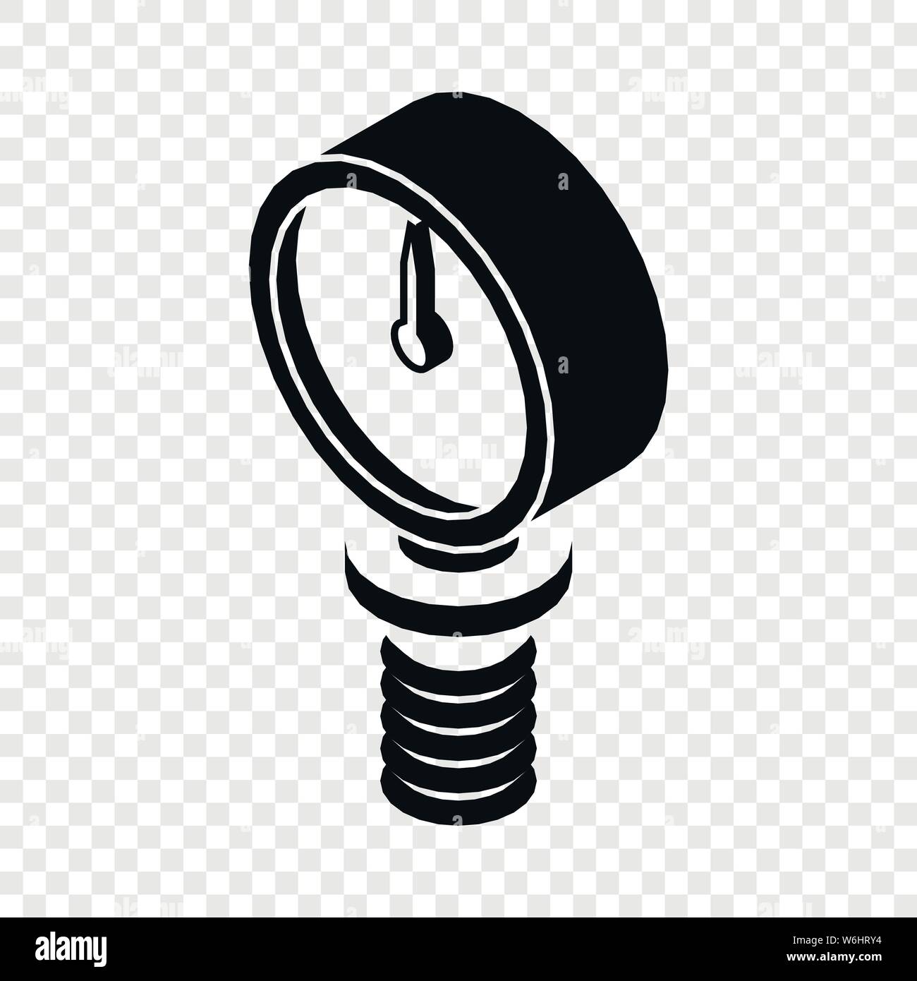 Pressure meter icon, simple black style Stock Vector Image & Art - Alamy
