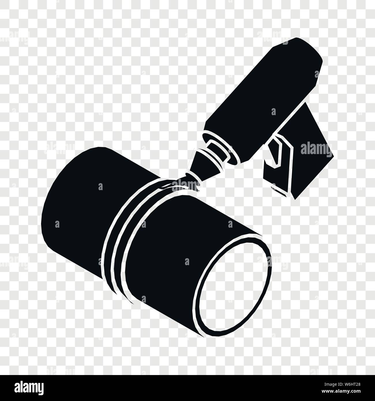 Welding torch cutting icon, simple black style Stock Vector Image & Art ...