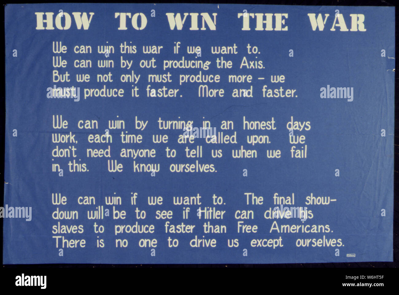How To Win the War Stock Photo - Alamy