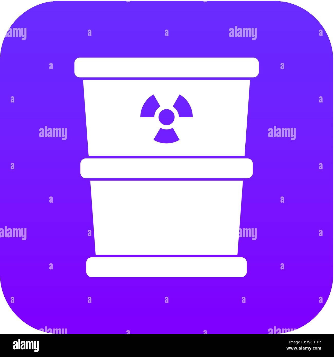 Trash can icon digital purple Stock Vector Image & Art - Alamy