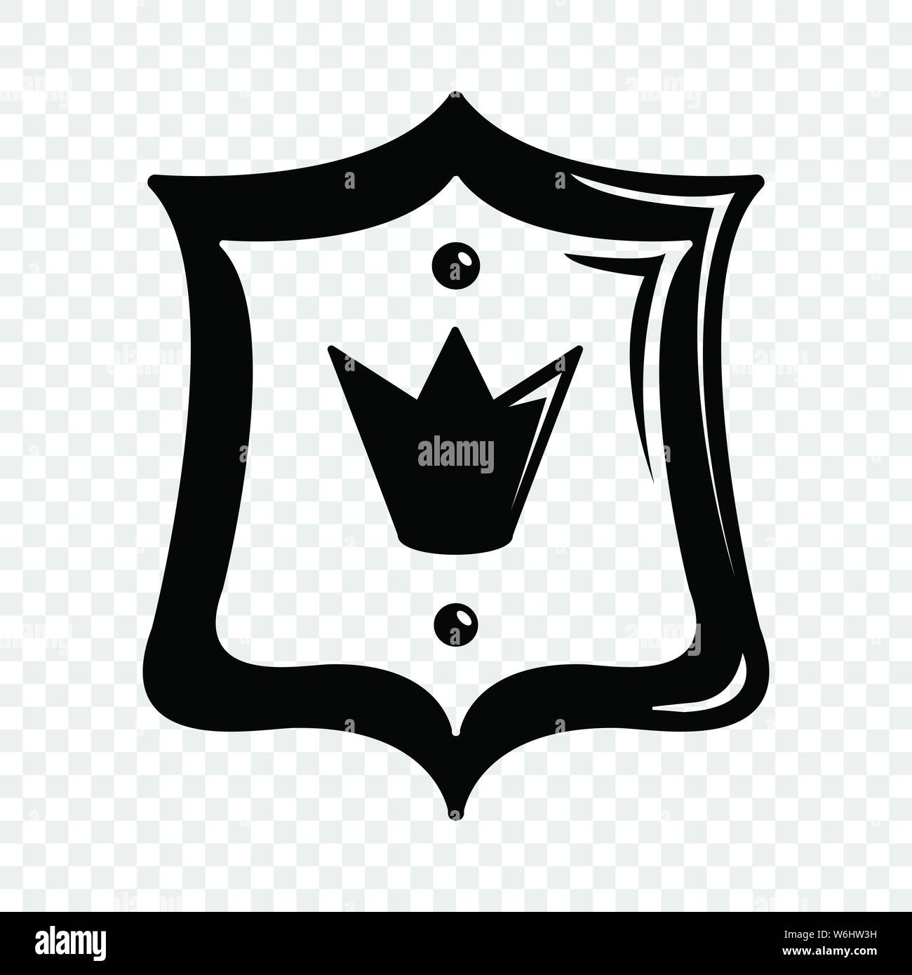 Royal shield icon, simple black style Stock Vector Image & Art - Alamy