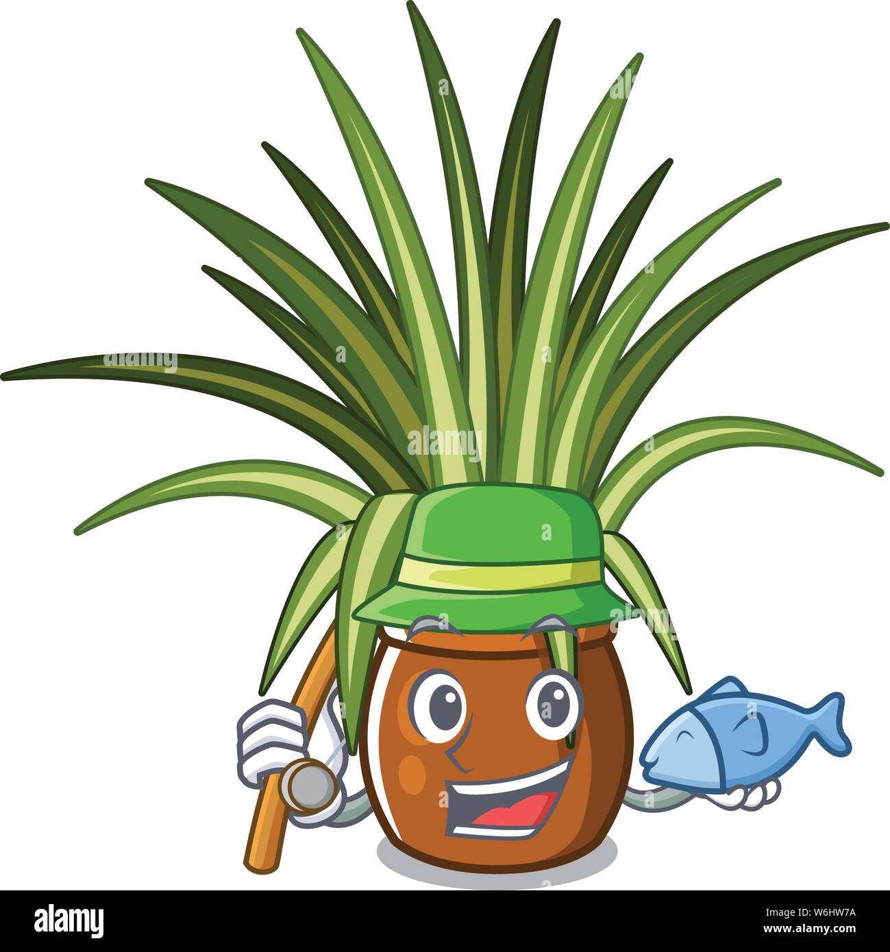 Spider plants Cut Out Stock Images & Pictures - Alamy