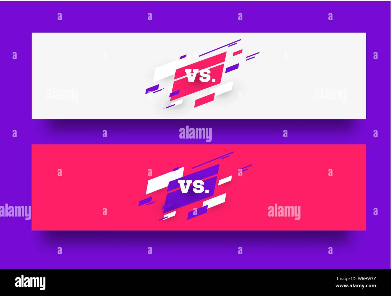 VS Logo. Versus Board of rivals, with space for text. vector ...