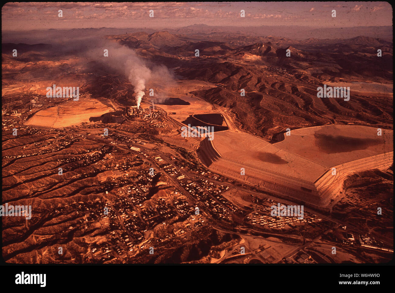 INSPIRATION CONSOLIDATED COPPER CO'S MINES AND SMELTER Stock Photo - Alamy