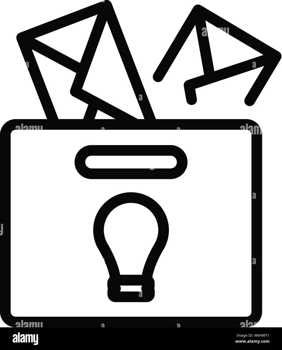 Idea box icon, outline style Stock Vector Image & Art - Alamy