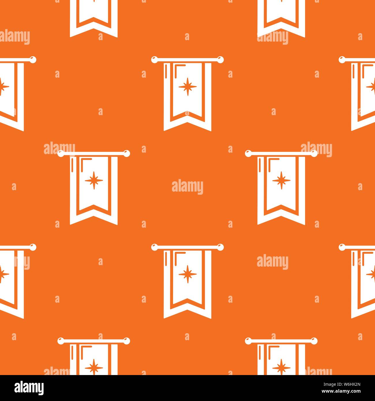Knight flag pattern vector orange Stock Vector Image & Art - Alamy